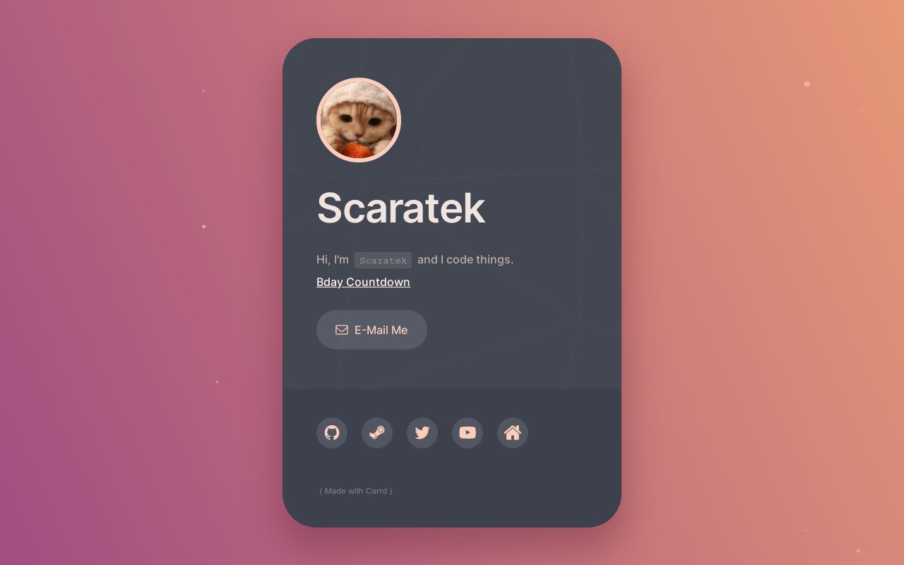 Scaratek's Social Hub
